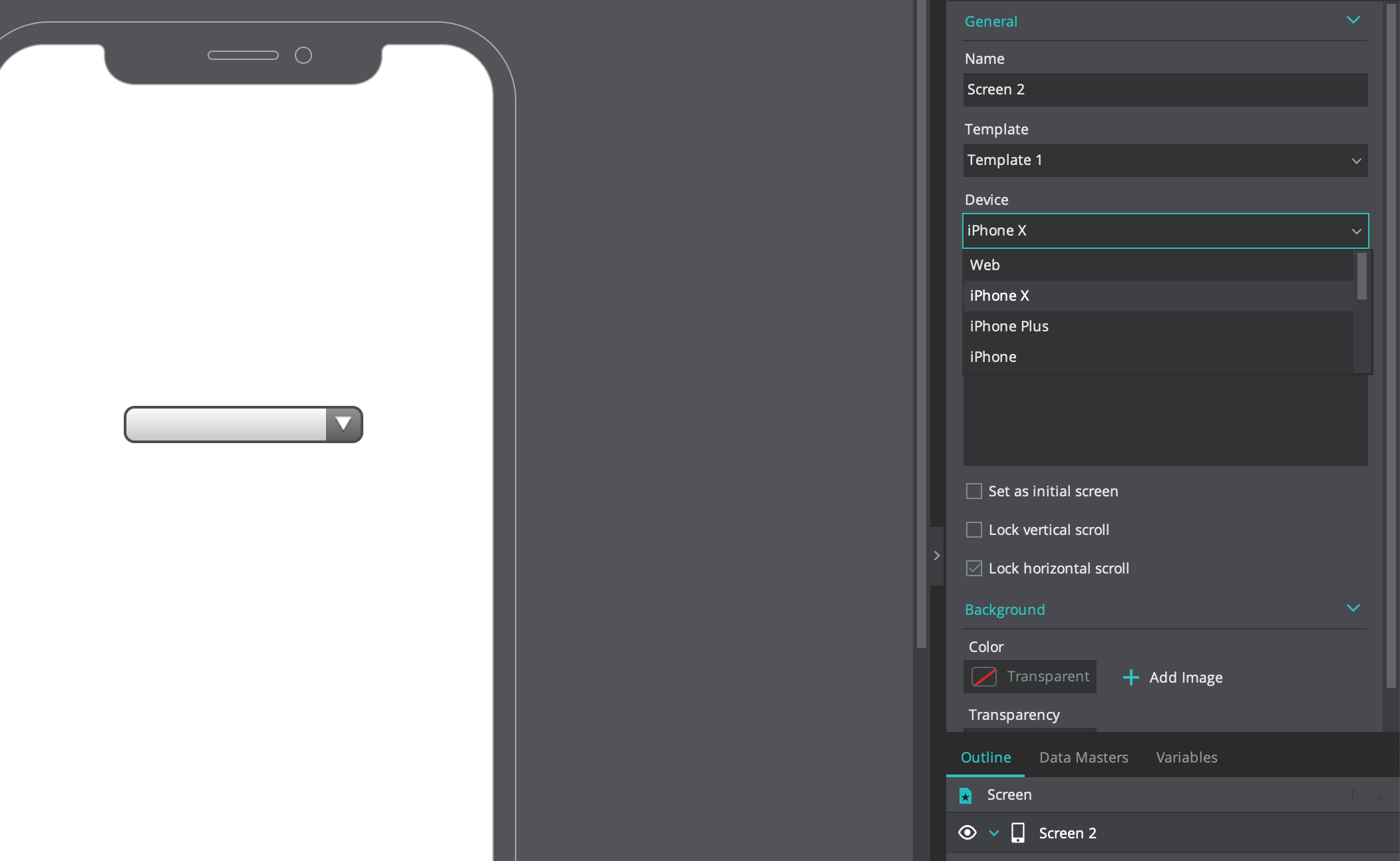 How to change device type or screen resolution?